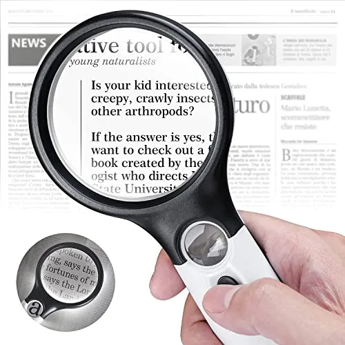 Magnifying Glass 45X Zoom With 3 Led Light | Daraz.com.bd