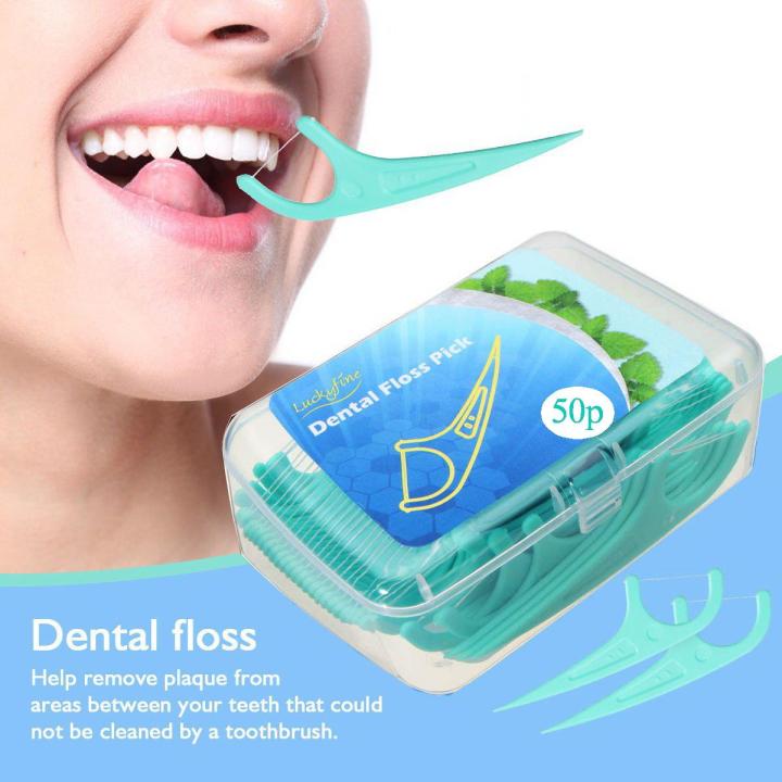 Dental Floss 50 Pieces | Daraz.com.bd