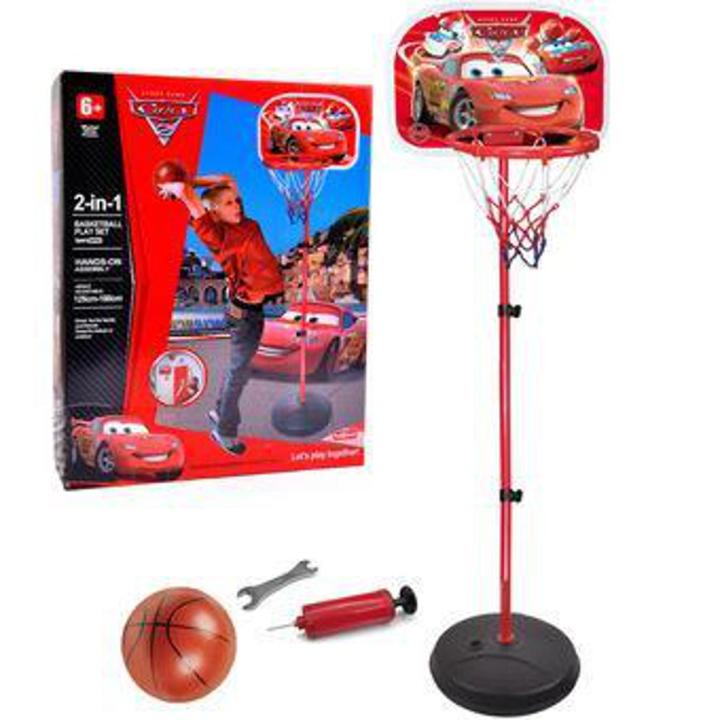Plastic 2 in 1 Basketball Play Set For Kids - Multi Color (666-6C ...