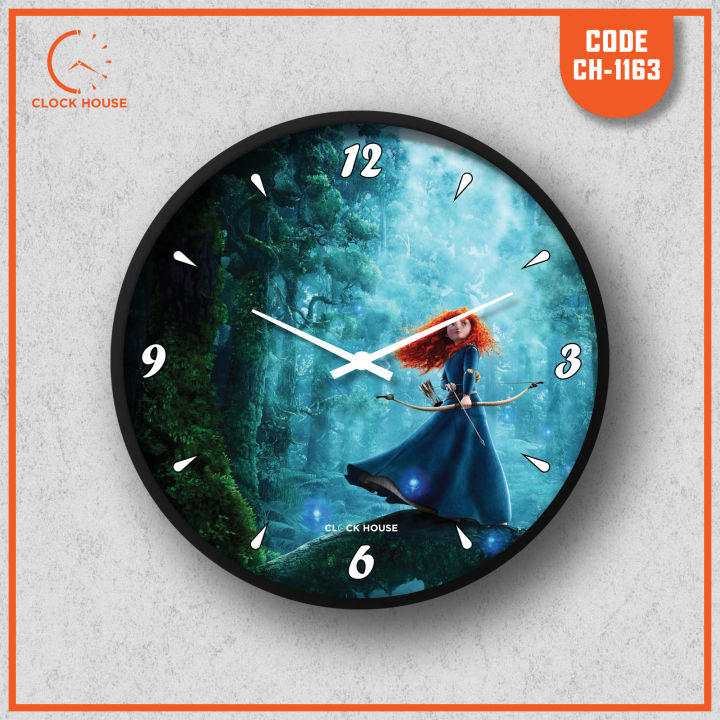 Clock House BD Cartoon Wall Clock Multicolor | Daraz.com.bd