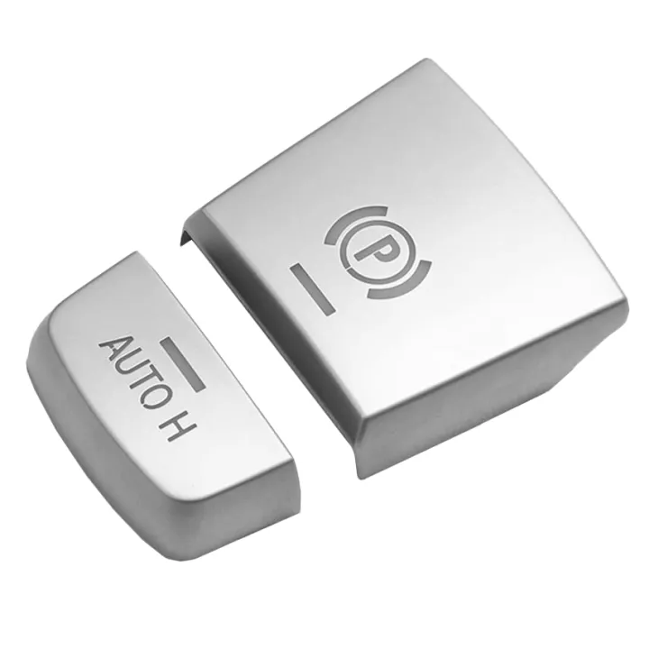 ABS Chrome Electronic Hand Brake P Button Decoration Cover for | Daraz ...