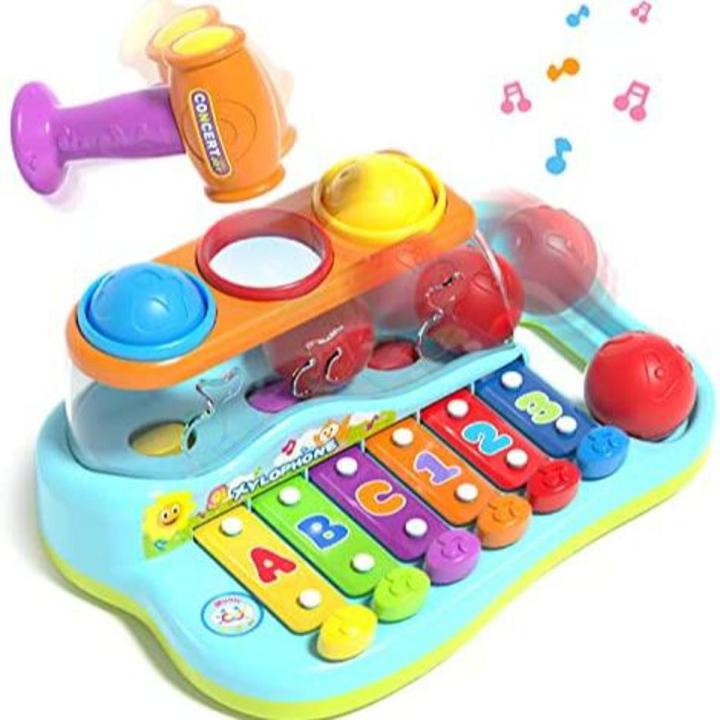 HOLA Three color ball wisdom Xylophone ,Hammering Pounding Toys ...