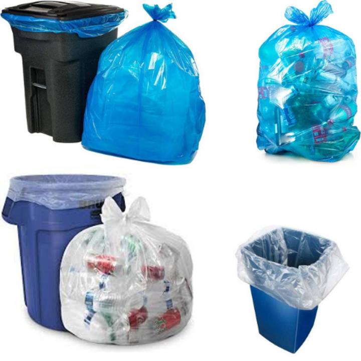 Trash Bag | Dustbin Bag | Garbage Polly Bag [Blue & White Variants ...