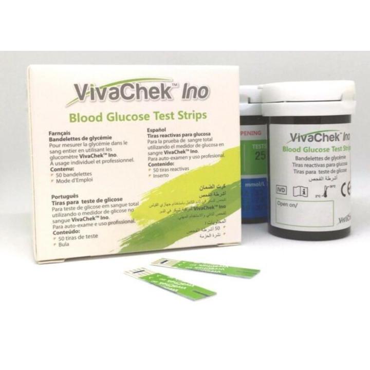 VivaChek Ino Blood Glucose Test Strip -25pcs (Vial) | Daraz.com.bd