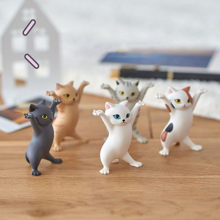 Random pen holder student stationery cat pen holder ornament pen stand ...