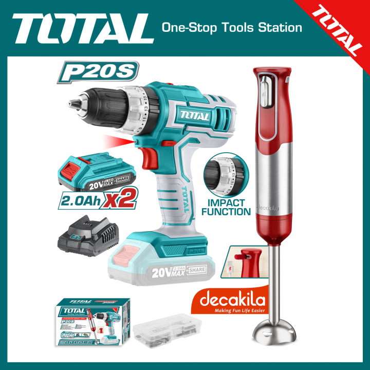 TOTAL Lithium-ion cordless 2 pcs combo kit | Daraz.com.bd