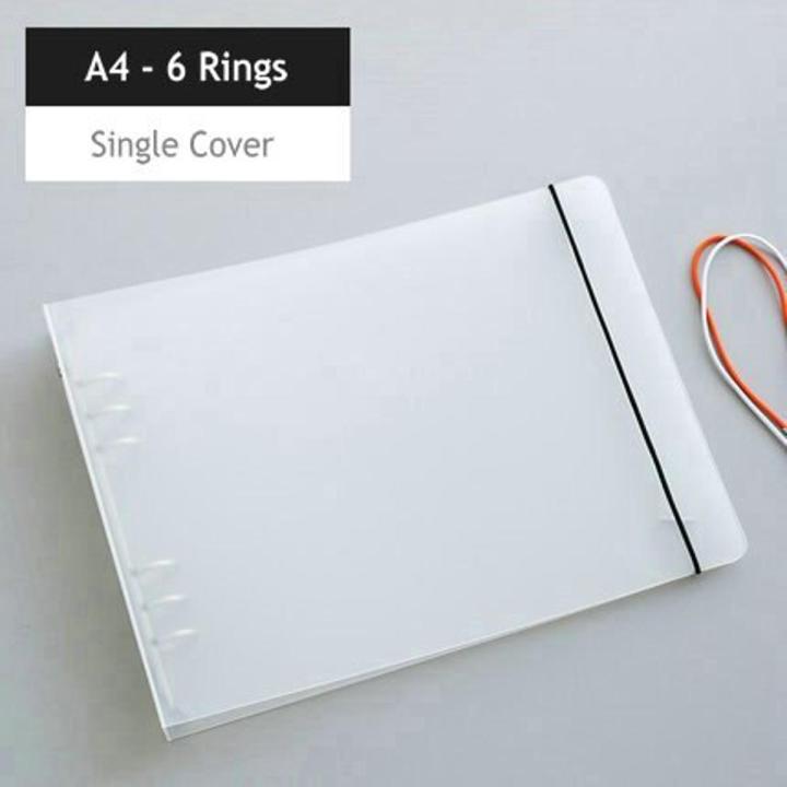 【happy one】6 Ring Binder Notebook A4 Spiral Notebook 6 Ring Grid ...