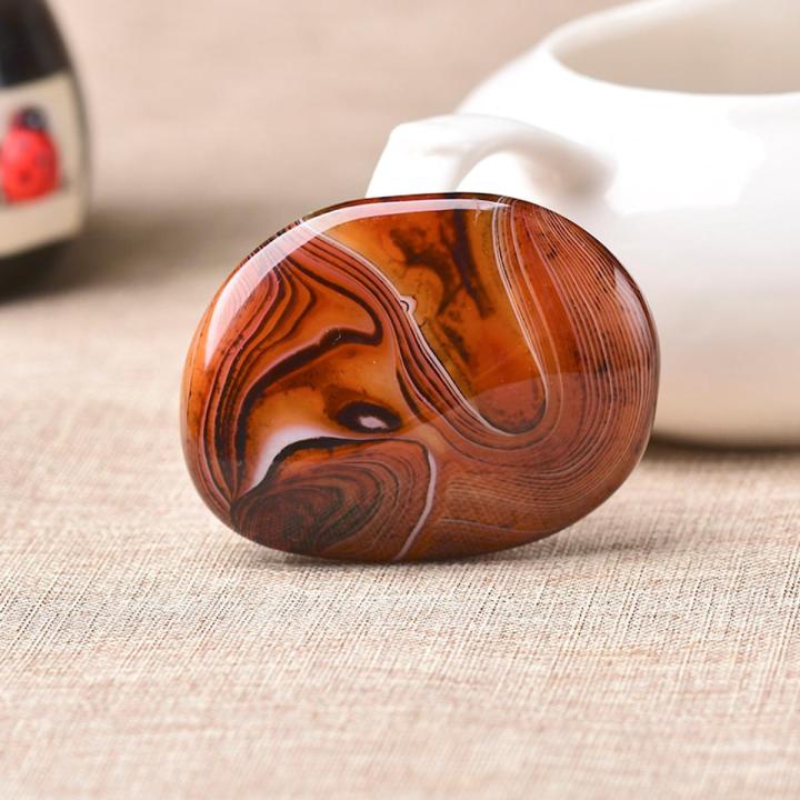 【Hannah Martin Store】Natural Stones Agate Good Luck Madagascar Banded ...