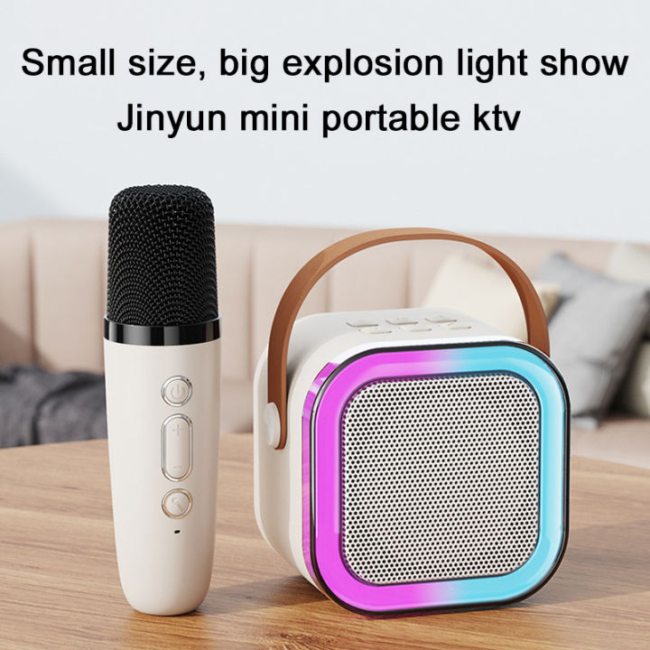 Original K12 Bluetooth Speaker Wireless Microphone Audio Students Sing at Home KTV Karaoke Mini ...