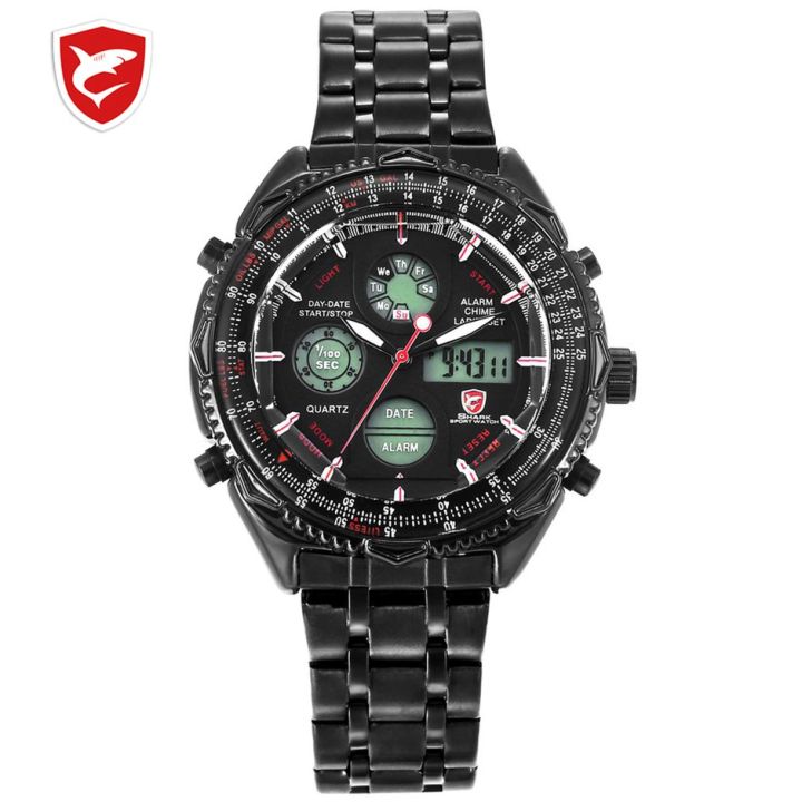 SHARK Steel Belt Quartz Watch Fashion Hand Decoration Exquisite Quartz ...