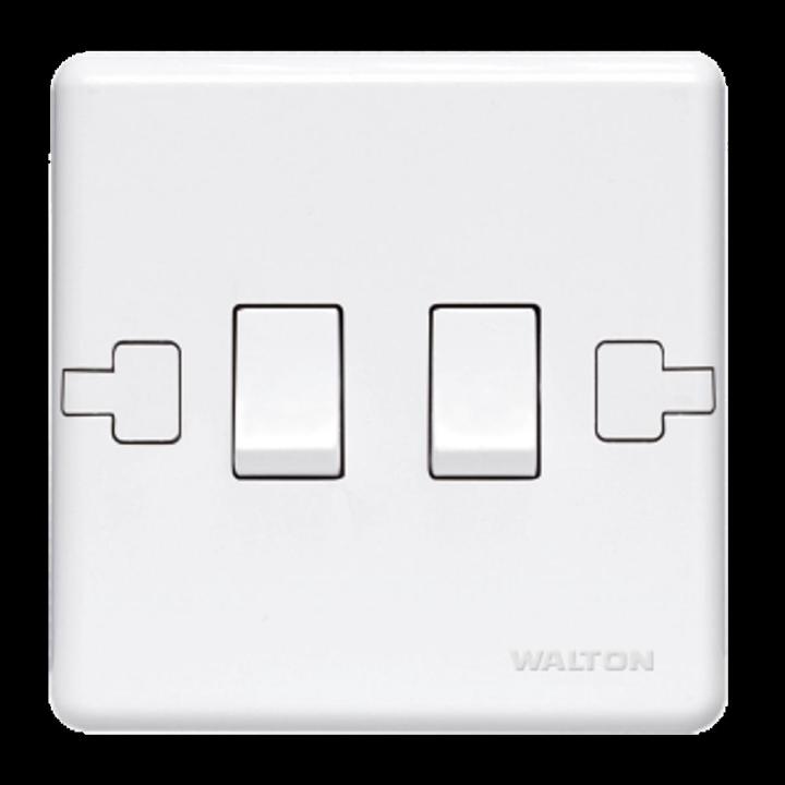 Walton 2 Gang W1 Switch /Wall Two Gang Switch | Daraz.com.bd