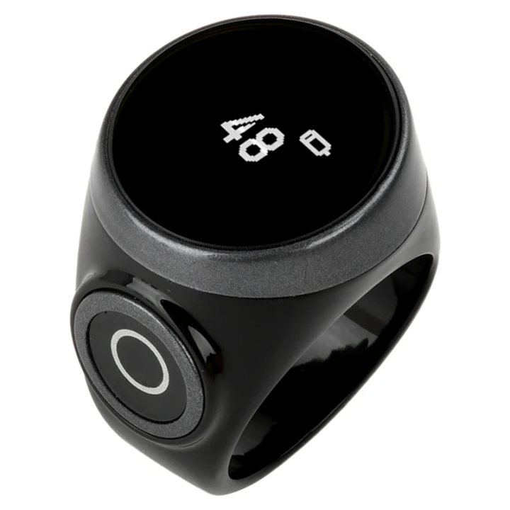 Touch Button S9 Ring Type Digital OLED Screen Display Rechargeable ...