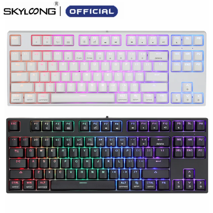 SKYLOONG GK87S Mechanical Keyboard 80% 87 Keys Optical Hot Swappable ...