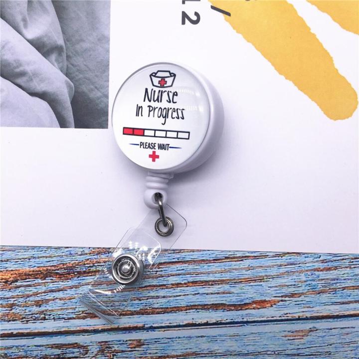 【VisioN Shop】Retractable Badge Reel ID Badge Holder nurse in progress ...
