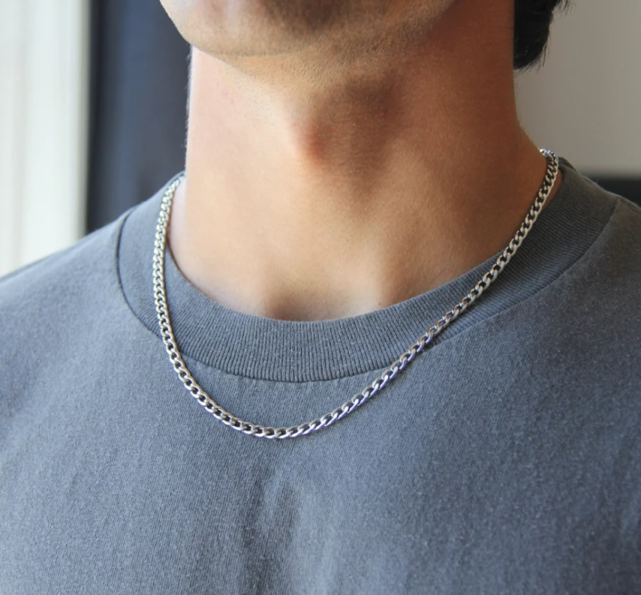 Fashion stylish Stainless Steel Chain For Men | Daraz.com.bd