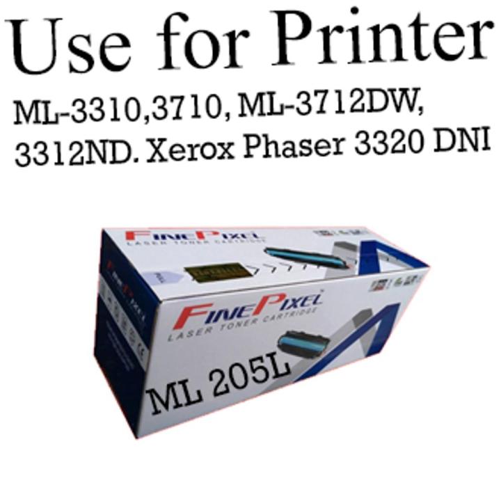 Samsung MLT-D 205L Laser Jet Black Toner Cartridge, Brand Fine Pixel ...
