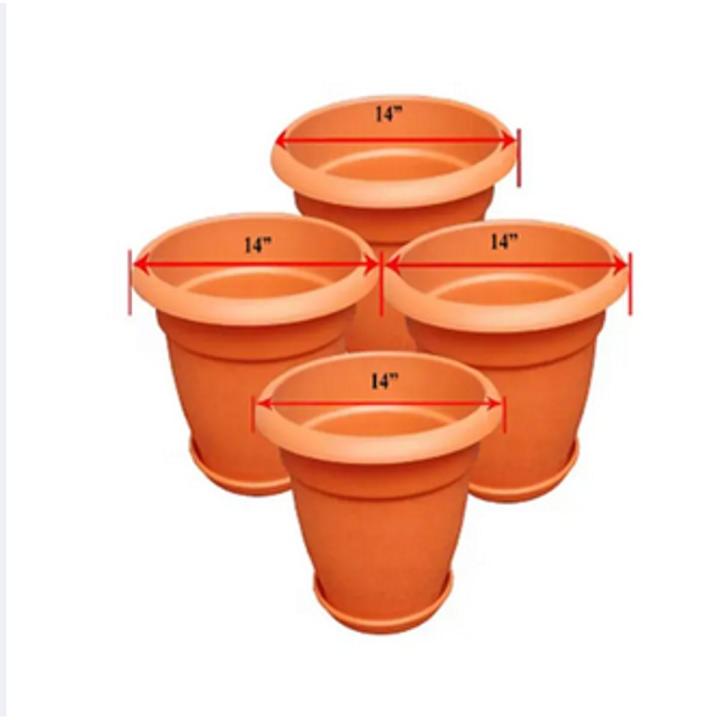 Eco planter 14"| Flower tub | Plastic flower tub | Plastic tub ...