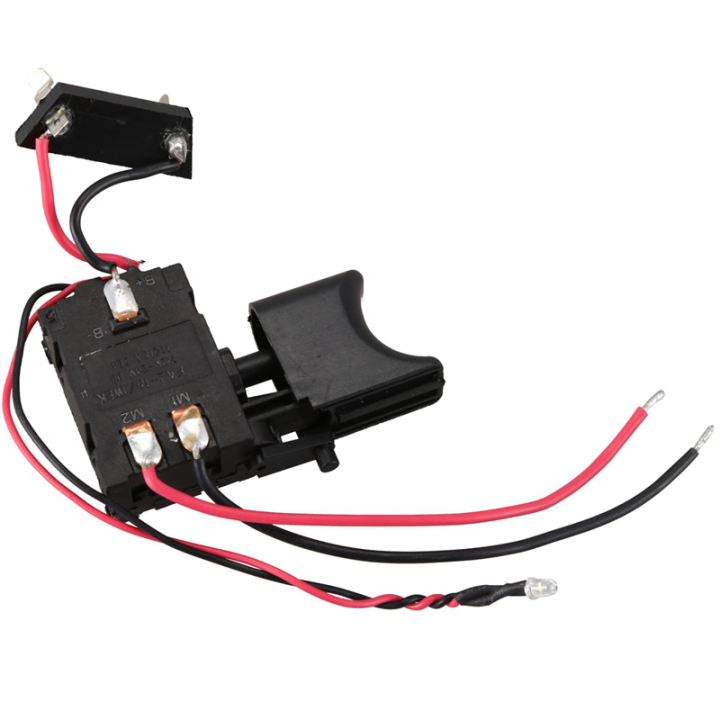 6X 7.2 V - 24 V Lithium Battery Cordless Drill Switch Speed Control ...