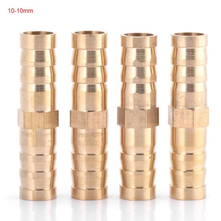 10mm-10/12/14mm Brass Fitting Hose Barb Tail Reducer Reducing Plug ...