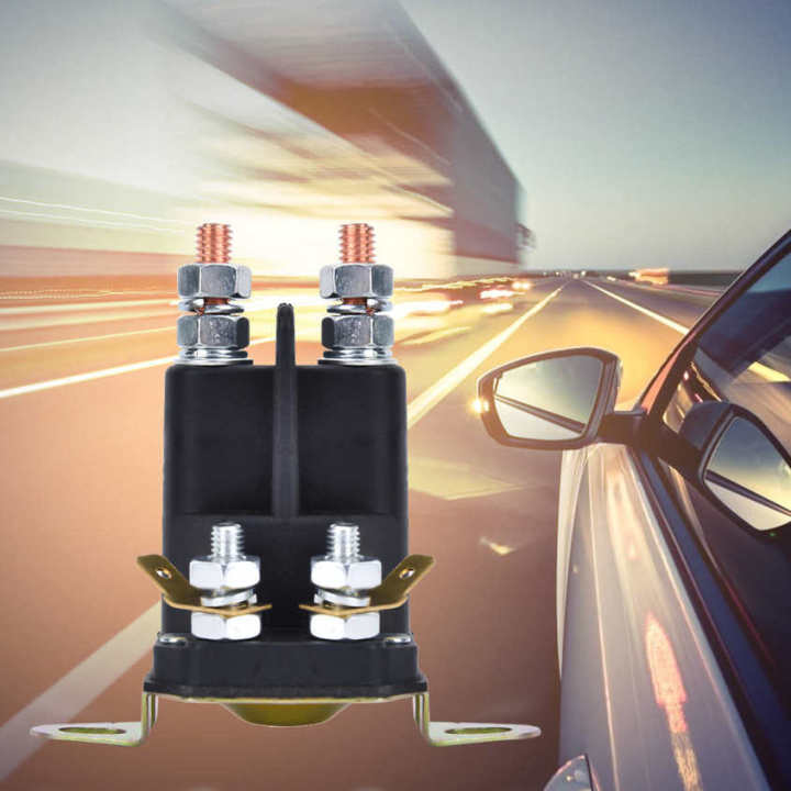 Starter relay 100A Normally open dustproof magnetic switch 12VDC with 4 ...