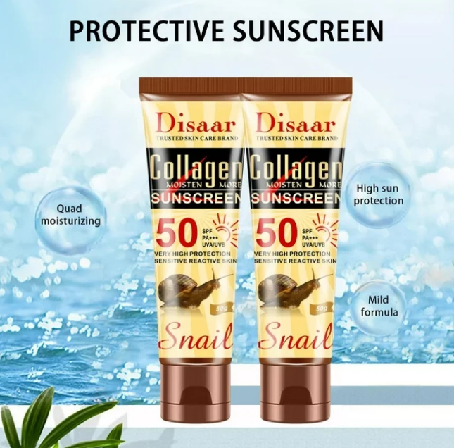Disaar Snail Collagen Sunscreen SPF50++ | Daraz.com.bd