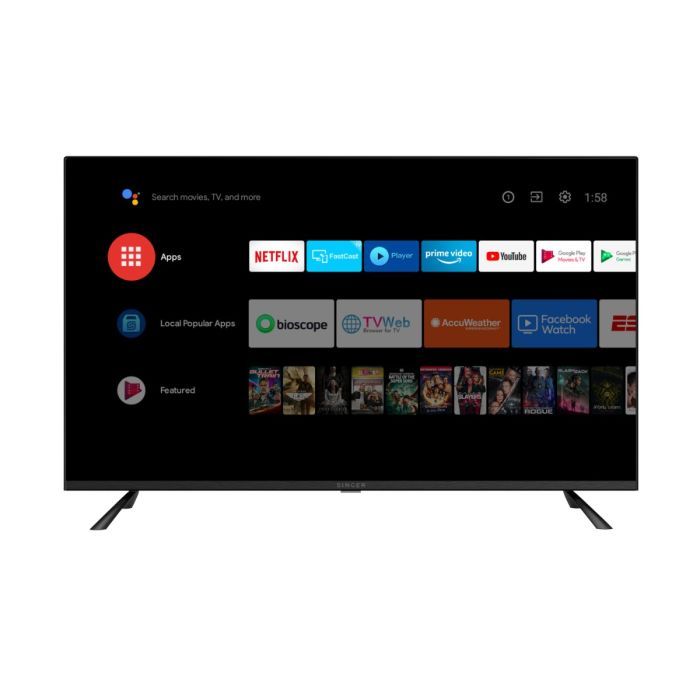 SINGER ANDROID TV | S43 | SLE43A50WSATV | Daraz.com.bd