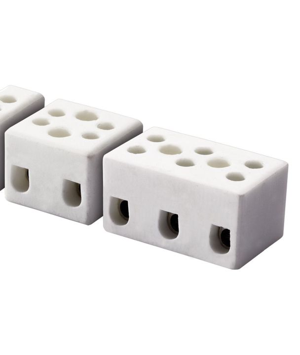 Ceramics Terminal Blocks 2 IN 2 OUT, 3 IN 3 OUT High Temperature ...