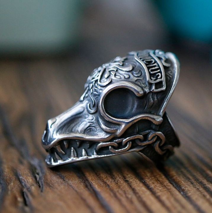 316SS Days Gone Morior Invictus Death Before Defeat Ring 316 Stainless ...