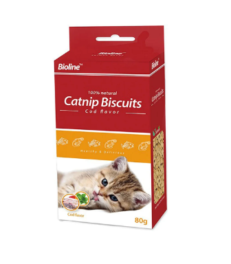 Bioline Catnip Biscuits Cod Flavor 80g | Daraz.com.bd