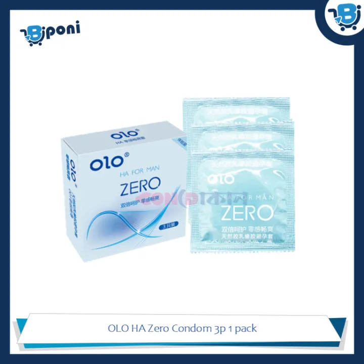 OLO HA Zero Condom 3p 1 pack | Daraz.com.bd