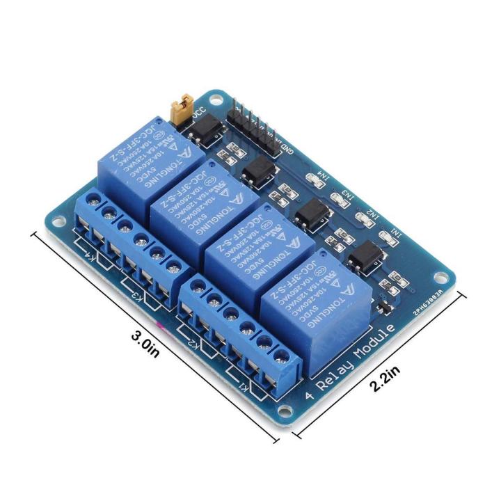 4 Channel 5V Relay Module | Daraz.com.bd