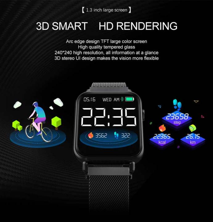 Y6 PRO BLUETOOTH SMARTWATCH HEART RATE MONITOR OXYGEN DETECTOR | Daraz ...