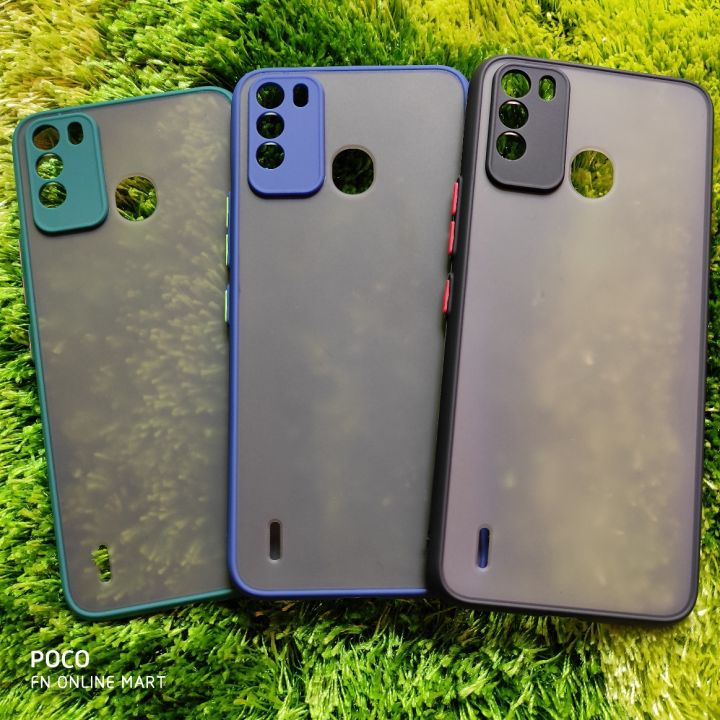 Matte Cover for_Itel Vision 1 Pro, L6502, S16 Matte Finished Back Cover ...