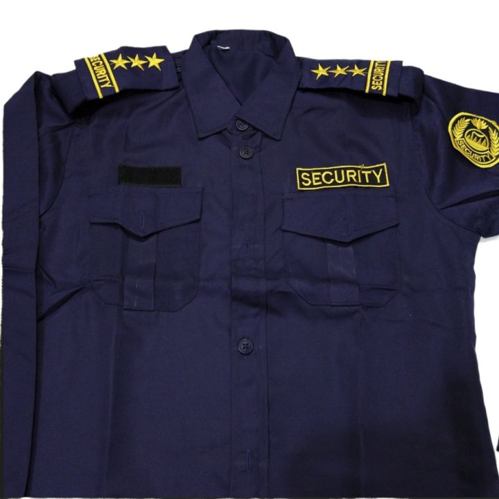Security Guard Shirt Dark Blue Shirt - Security Staff Guard Uniform ...