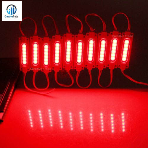Super Bright LED Module light For Decoration (Red)- 10 Pieces Pack ...