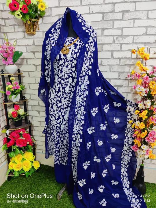 Elevate Your Style with Kashmeri Unstitched Three-Piece Shalwar Kameez ...