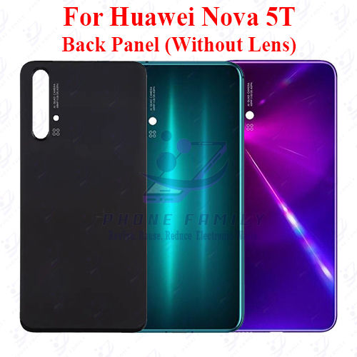 For Huawei Nova 5T Back Panel/Backshell/ Casing With Logo-All Colors ...