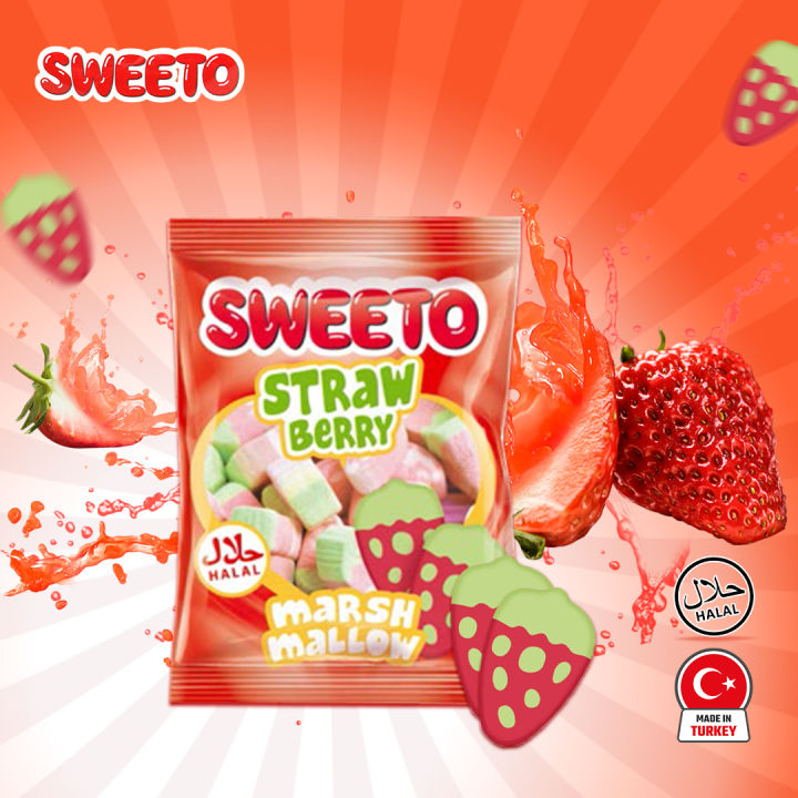 Sweeto Marshmallow Strawberry 30g | Daraz.com.bd
