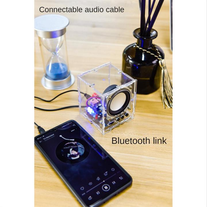 Bluetooth Speaker Audio Production DIY Kit Audio Amplifier Electronic 2 ...