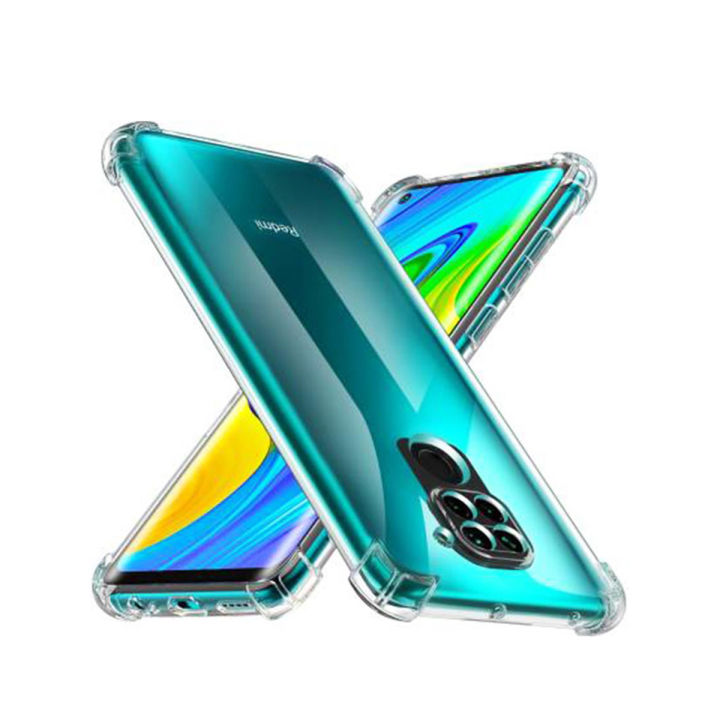 For Redmi Note 9 Ultra-Thin Transparent Flexible Protective Mobile ...