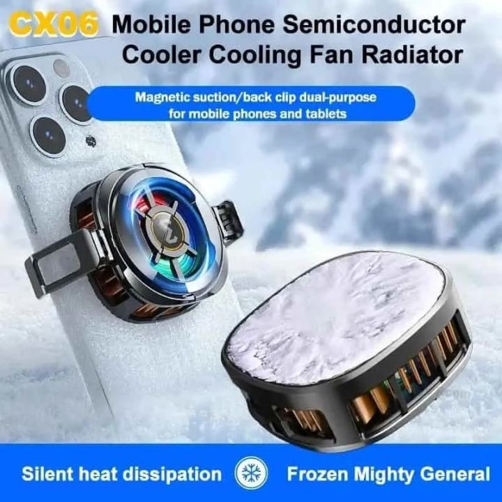Memo CX06 Magnetic Phone Cooler-15W Phone Cooler Freeze Semiconductor ...