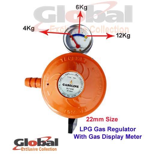 LPG Device cum Display Meter Regulator (22mm Size) Premium Quality | Daraz.com.bd