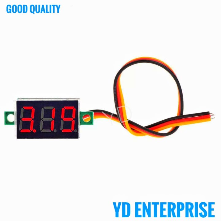 LED Display Mini 0.36 inch DC 0-100V Digital Voltmeter 100V Volt Panel ...