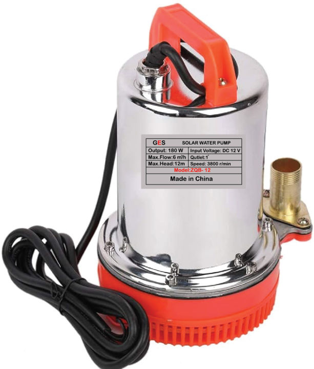 DC 12V Submersible Water Pump Submersible Deep Well Water Pump 1 inch ...