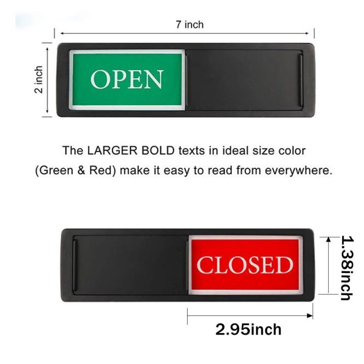 【Fast-selling】 Convenient to Use Waterproof Office Door Sign ABS Self ...