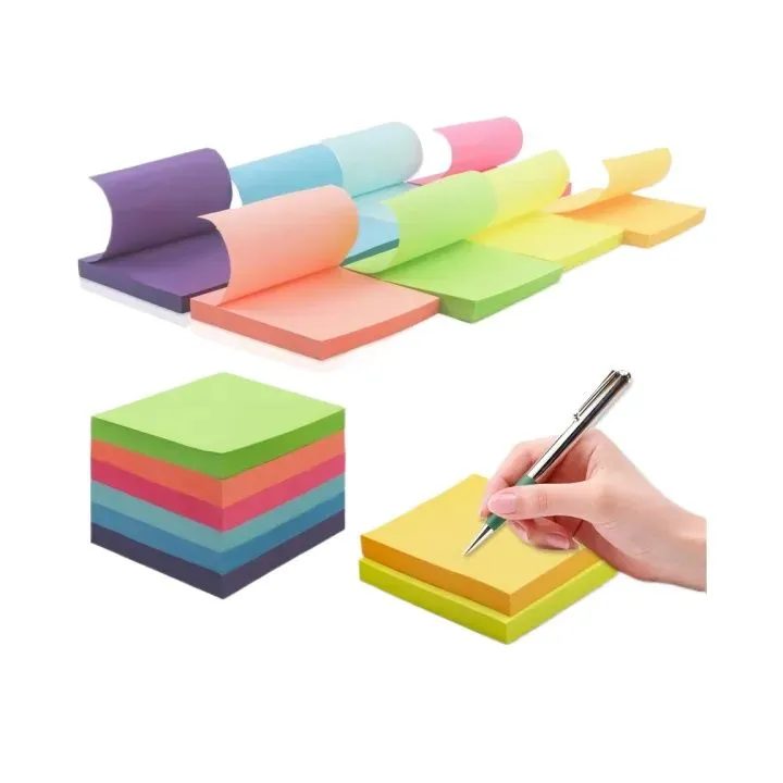 Sticky Note |Multi-Color Memo Pads for Office, School & Home Use ...
