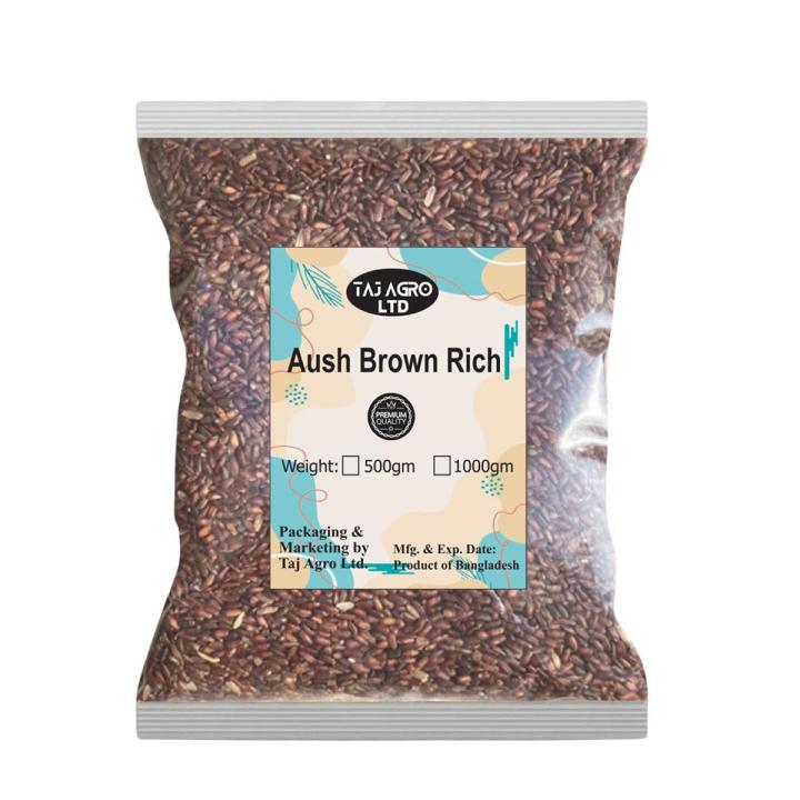 Dry Trimmed Aus Rice - 500gm | Daraz.com.bd