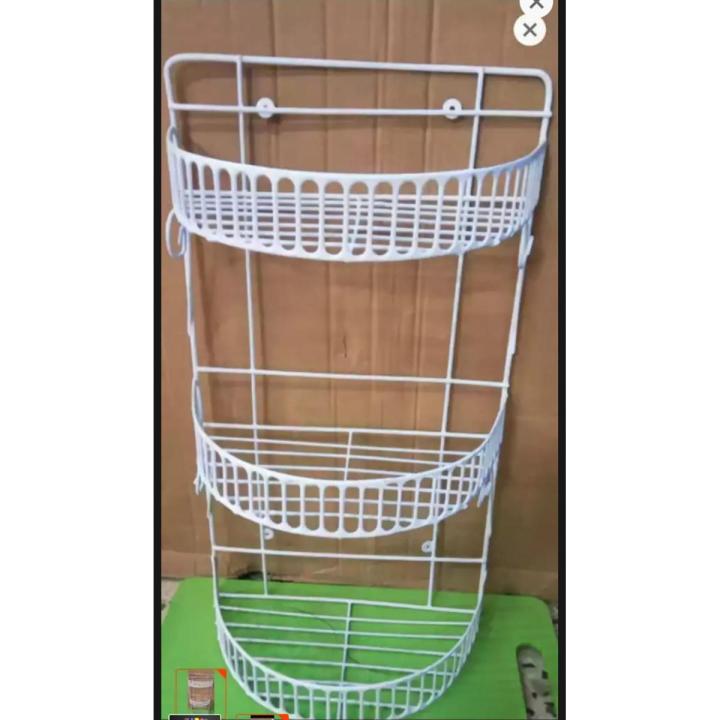 3 step D Shape wall hanging rack for kitchen - kitchen rack | Daraz.com.bd