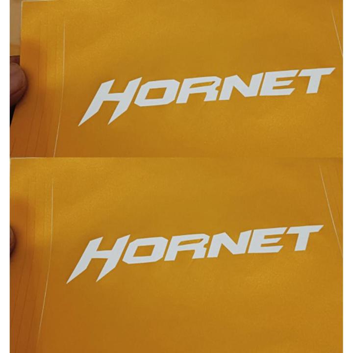 Front Suspension Sticker for Hornet motorcycle. Golden 2 Pcs | Daraz.com.bd