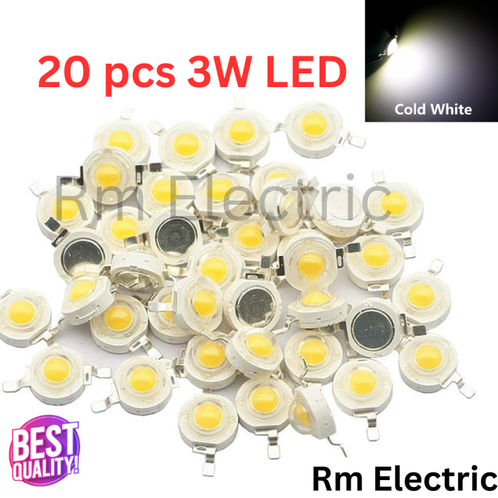 SMD LED 3W SMD LED Pure White High Power 220LM LED Lamp Bulb, Ultra ...